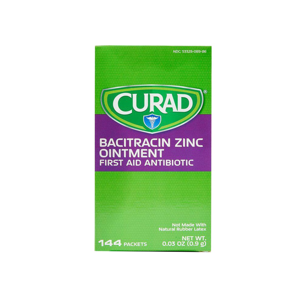 Curad Bacitracin Zinc Ointment, 0.9g | Core GPO